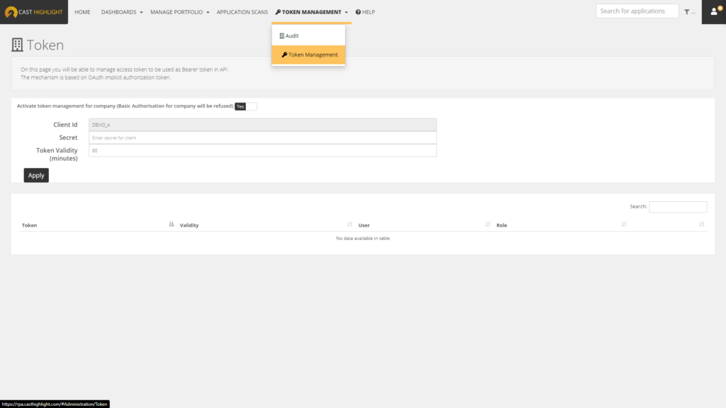Feature Focus: API/CLI User Token Management - CAST Highlight