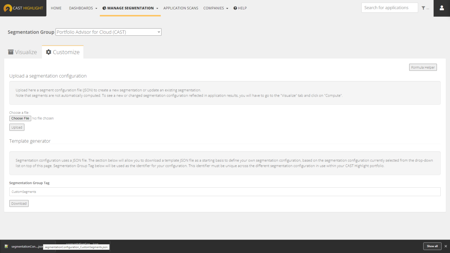 Feature Focus: Custom Portfolio Segmentation - CAST Highlight