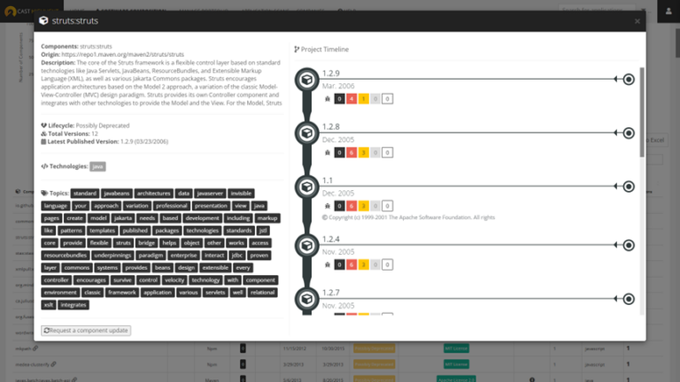 Feature Focus: OSS Component Lifespan Insights | CAST Highlight